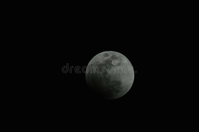 Moon before total eclipse stock photo. Image of eclipse - 128091992