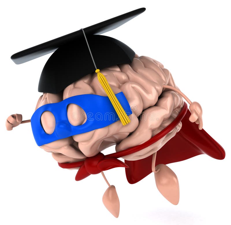 Super brain stock illustration. Illustration of productivity - 22853691