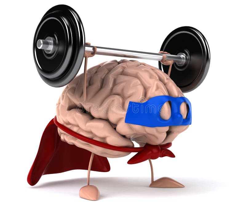 Super brain stock illustration. Illustration of productivity - 22853691