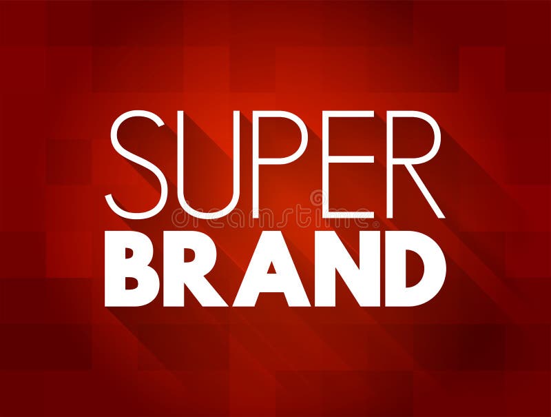 Super Brand Concept with Circle Icon for Website Template or Landing ...