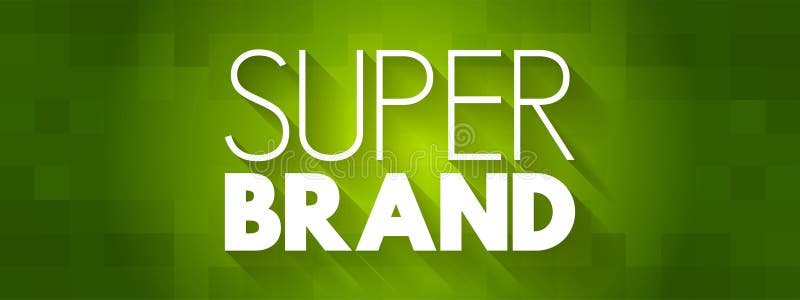 Super Brand Concept with Circle Icon for Website Template or Landing ...