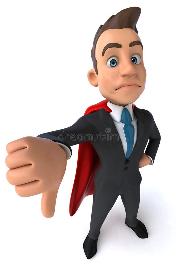 Super businessman stock illustration. Illustration of super - 53645724