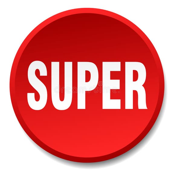 Super button stock vector. Illustration of background - 122714238