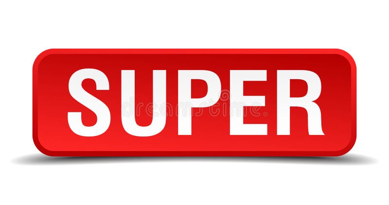 Super button stock vector. Illustration of shine, label - 121050130