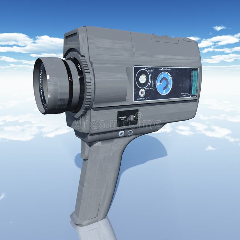Super 8 Camera stock illustration. Illustration of format - 52373443