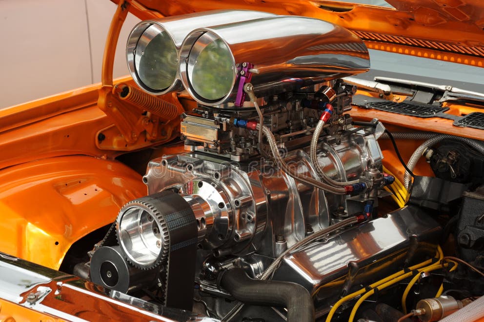 Super car engine stock image. Image of technology, automotive - 20008397