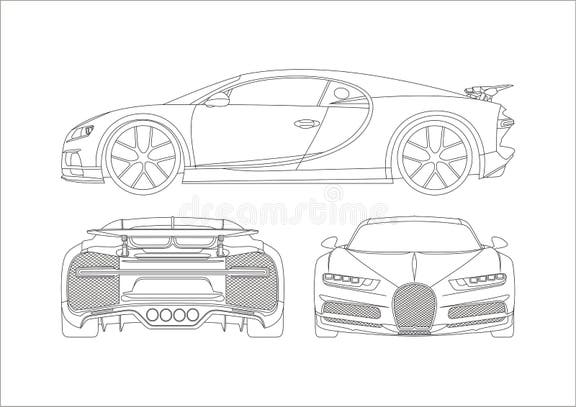 Bugatti Drawing Stock Illustrations – 20 Bugatti Drawing Stock ...