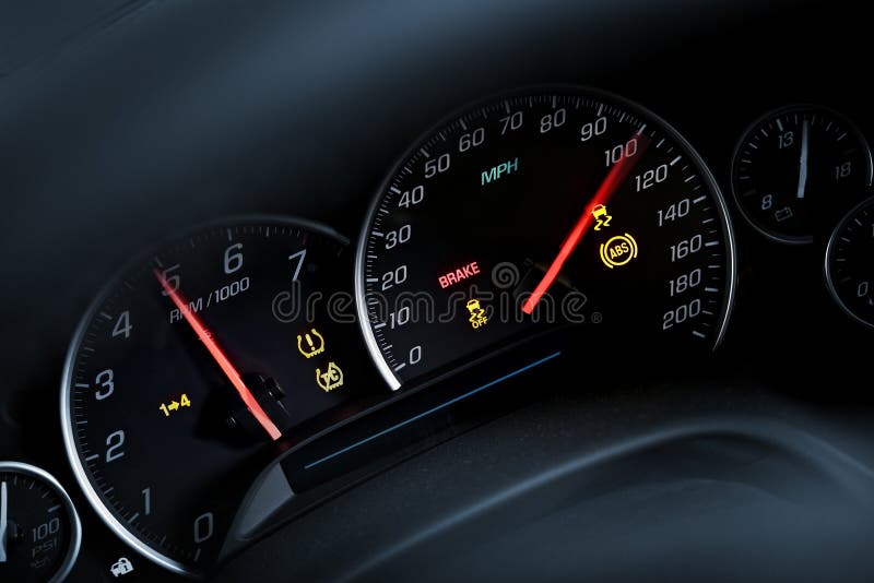Super Car Tachometer Dash stock image. Image of modern - 44267473