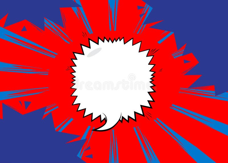 Super Cartoon Abstract Background, Comic Book Speech Bubble Backdrop ...