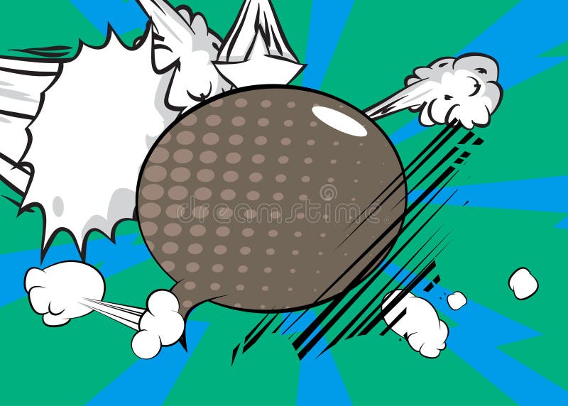 Super Cartoon Background, Comic Book Abstract Backdrop. Retro Vector ...