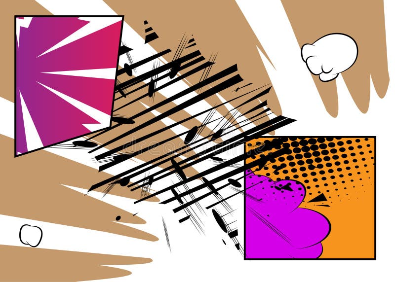 Super Cartoon Background, Comic Book Abstract Page Layout Backdrop ...