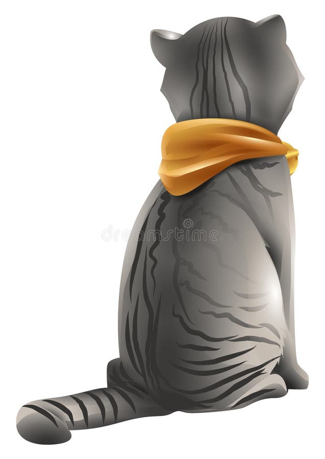 Super Cat. Vector Illustration Decorative Design Stock Vector ...