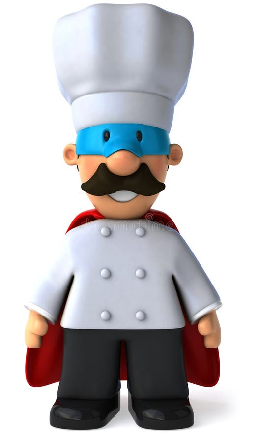 The Superhero of the Chef with Spatula for Esport Mascot Design Stock ...