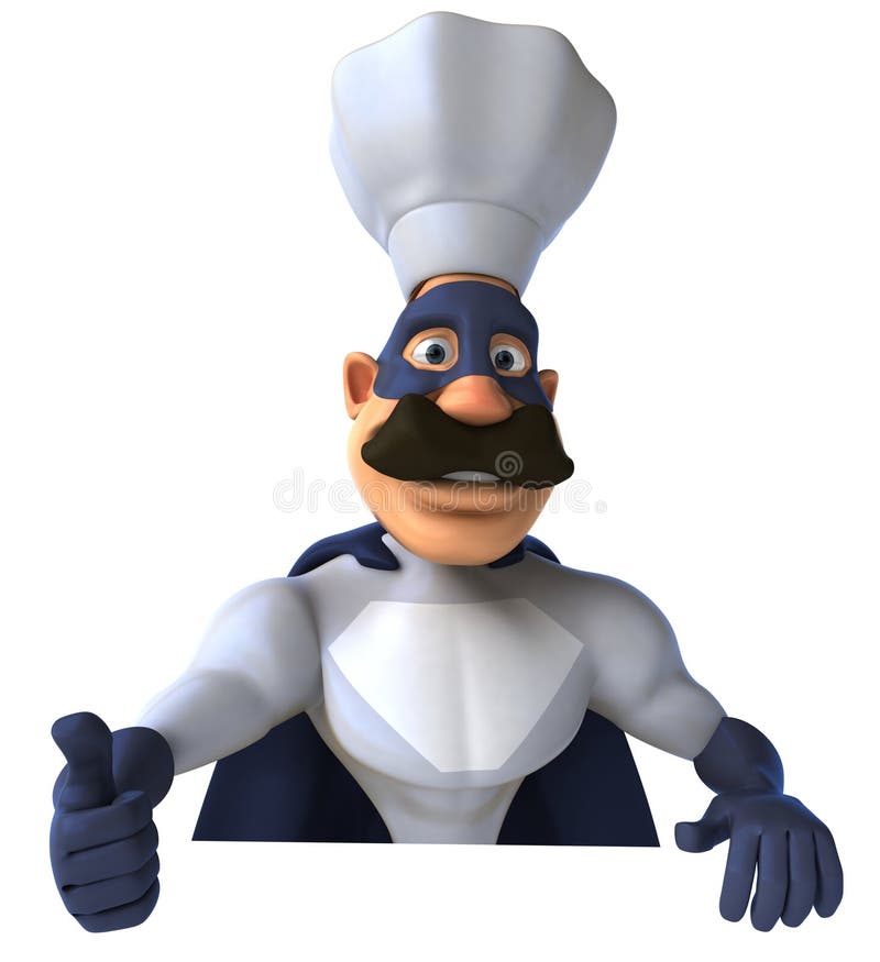 Super chef stock illustration. Illustration of superhero - 18795393