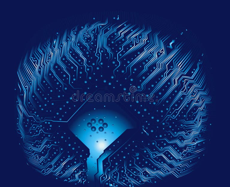 Super Modern Computer Chip Stock Illustrations – 177 Super Modern ...