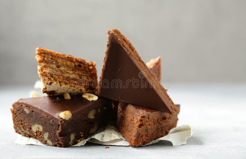 Super chocolate cakes stock photo. Image of cream, delicious - 149136750
