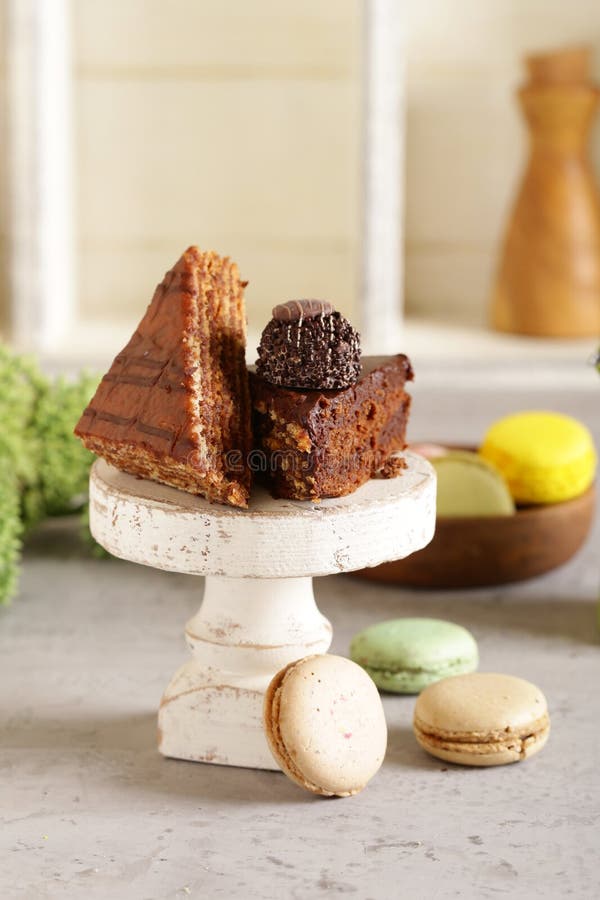 Super chocolate cakes stock photo. Image of sweet, cocoa - 157258694