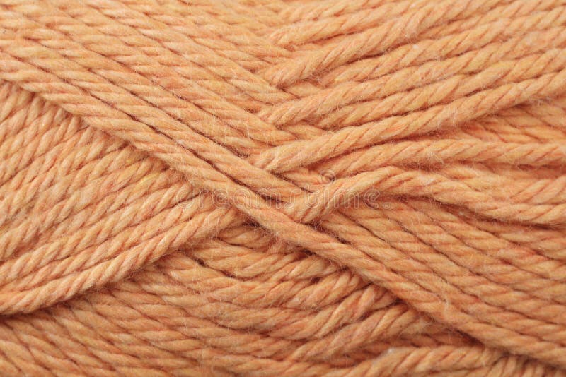 Light Orange Yarn Texture Close Up Stock Image - Image of macro ...