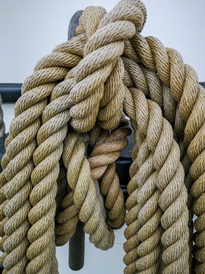 Super Close Up of a Thick Rope Stock Photo - Image of rope, backgrounds ...