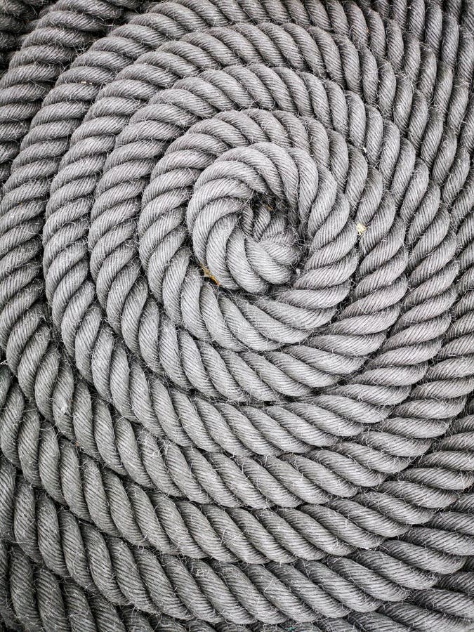 Super Close Up of a Thick Rope Stock Image - Image of closed, sailing ...