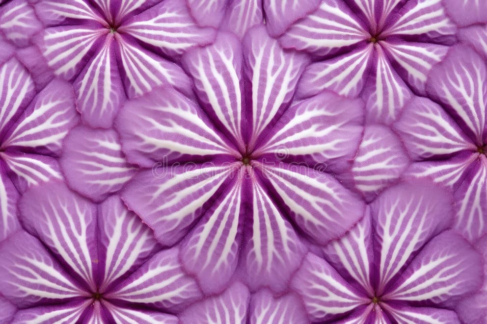 Super Close-up of a Violets Petal Pattern Stock Image - Image of macro ...