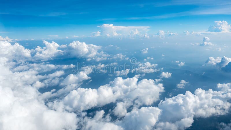 Super big clouds on sky stock image. Image of flying - 102486439