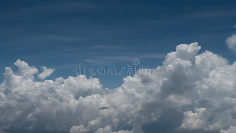 Super big clouds on sky stock image. Image of flying - 102486439