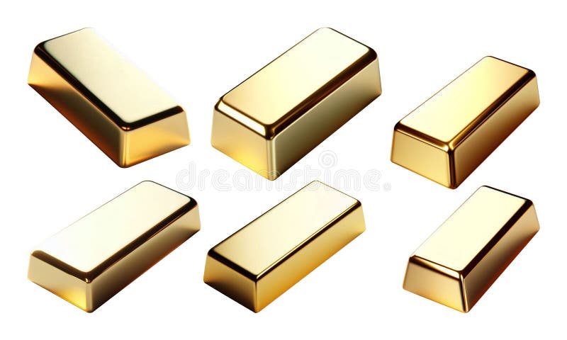 Super Collection of Gold Bars Created with the Help of Artificial ...