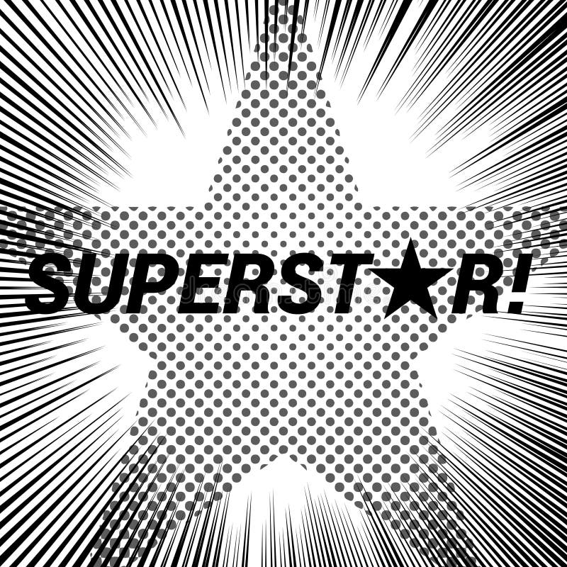 Super Comic Monochrome Template Stock Vector - Illustration of effect ...