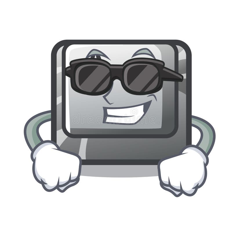 Super Cool Button a in the Cartoon Shape Stock Vector - Illustration of ...