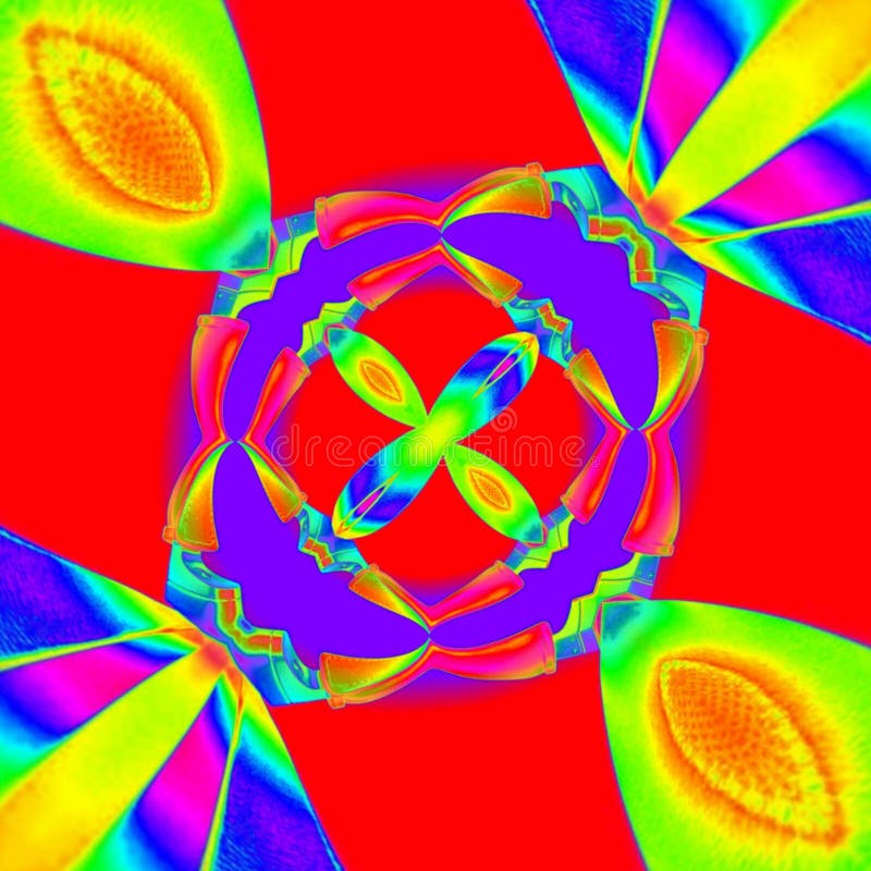 Super Cool Colors Abstract Background Stock Illustration - Illustration ...