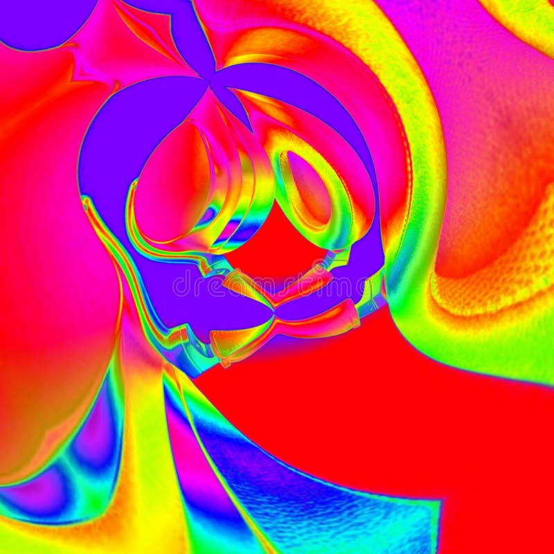 Super Cool Colors Abstract Background Stock Illustration - Illustration ...