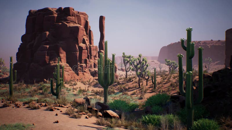 Desert 3d animation stock footage. Video of desert, cliff - 245709872