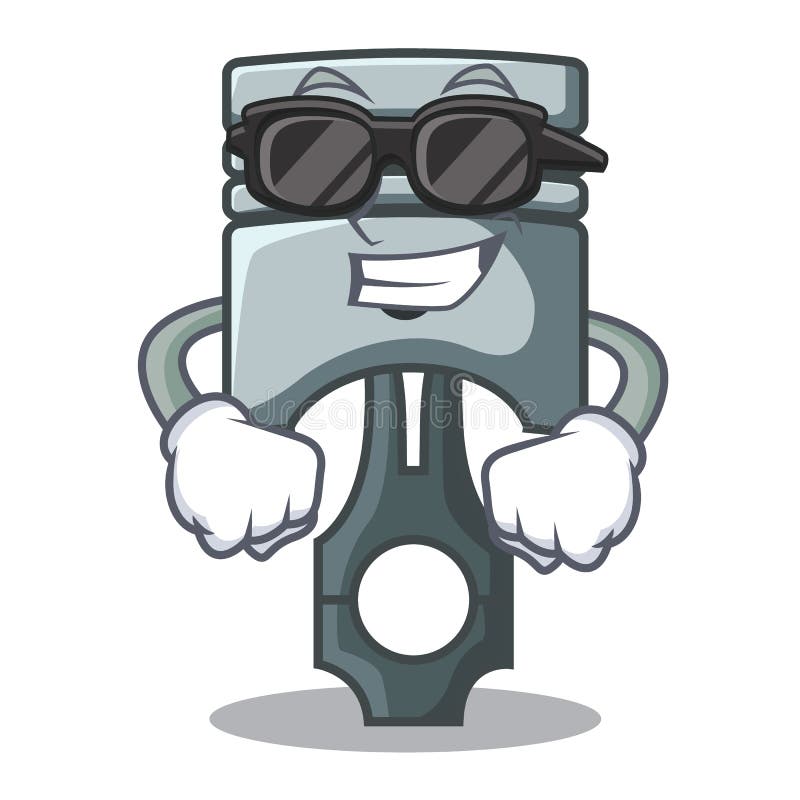 Waving Piston Character in a the Box Stock Vector - Illustration of ...