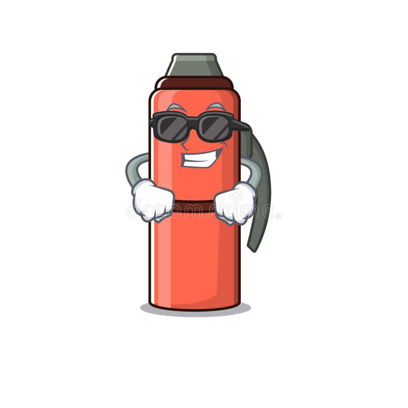 Cool bottle cartoon stock illustration. Illustration of glasses - 43528699