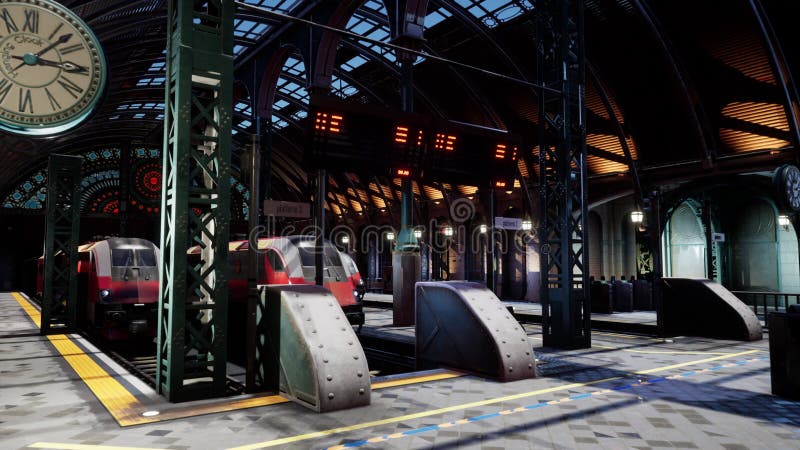 Super Cool Victorian Train Station Stock Footage - Video of platform ...