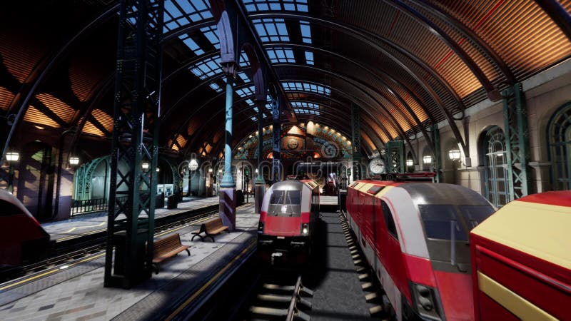 Super Cool Victorian Train Station Stock Footage - Video of rail ...
