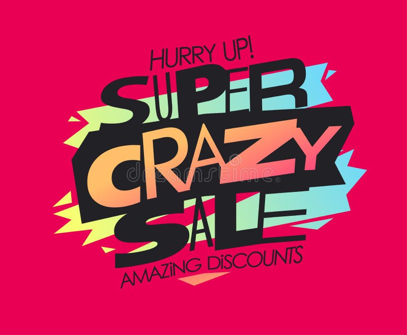 Crazy sale banner. stock vector. Illustration of advertising - 25318228 Crazy sale banner. stock vector. Illustration of advertising - 25318228