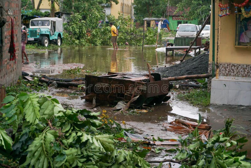 Super Cyclone Amphan, West Bengal, India Editorial Photography - Image ...