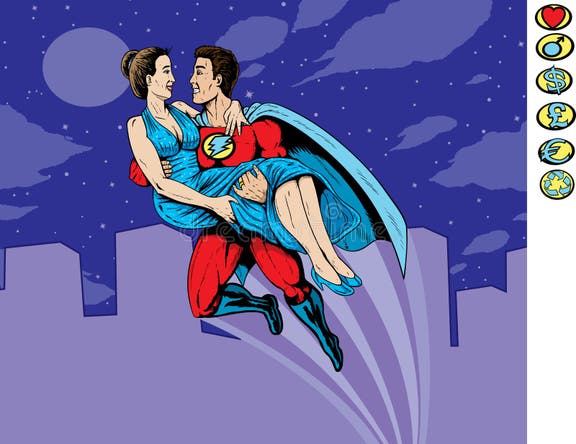 Super Date stock vector. Illustration of male, celebration - 32671121