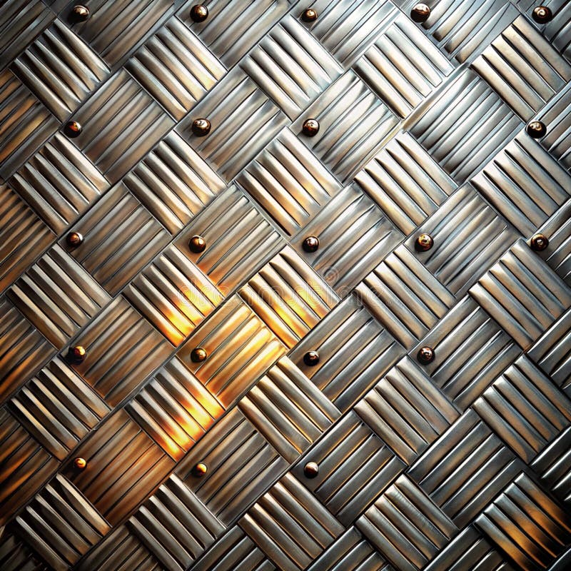 Super Detailed Metal Background with Intricate Patterns Stock ...