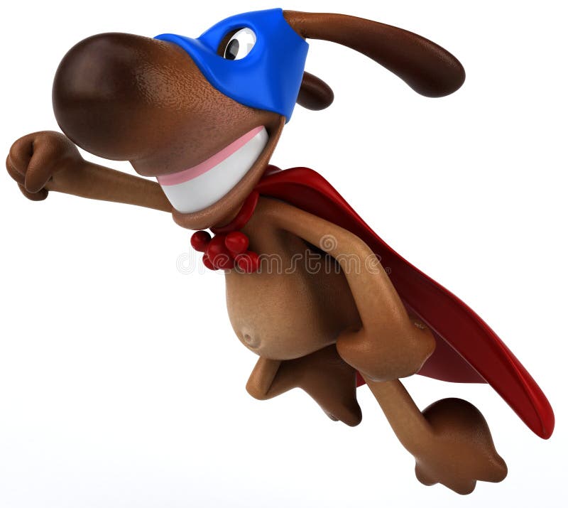 Super dog stock illustration. Illustration of power, animal - 12215408