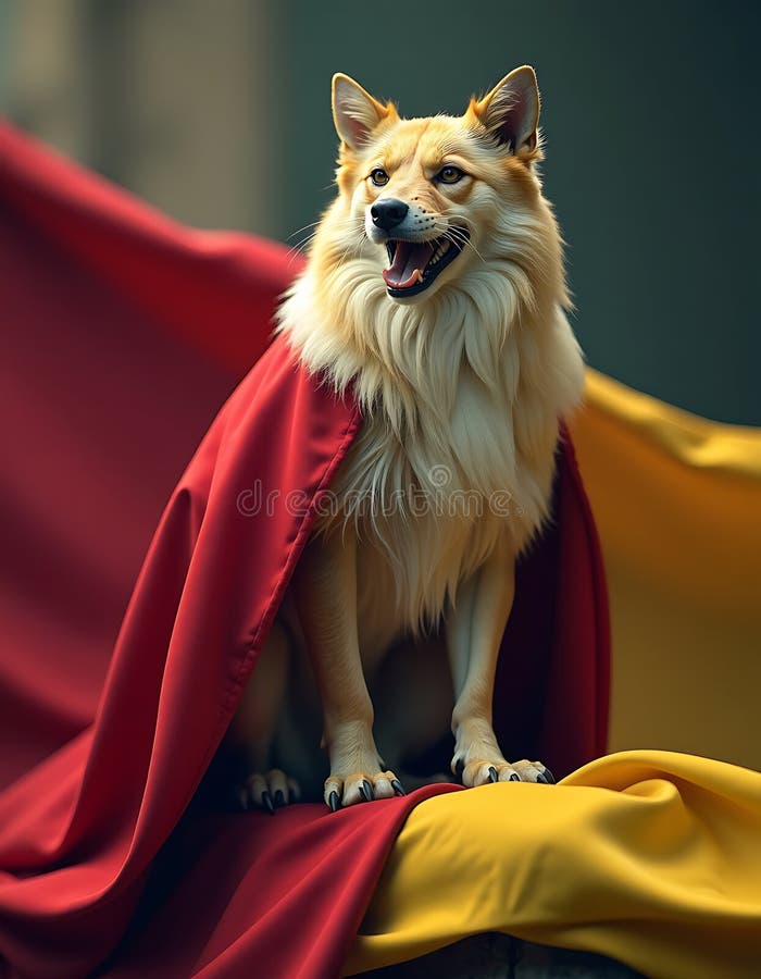 Super Dog Hero stock illustration. Illustration of superhero - 345075976