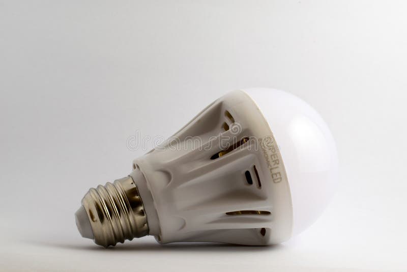 Super Economic LED Lightbulb Stock Photo - Image of modern, saving ...