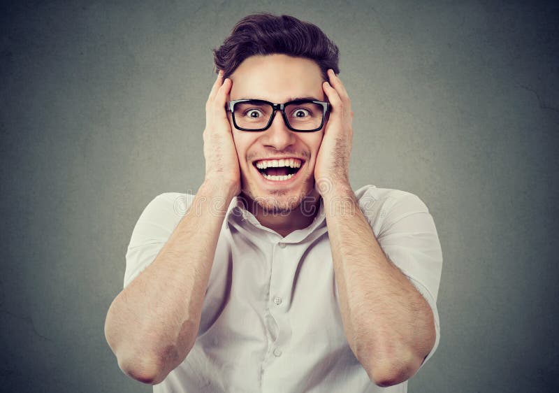 Super Excited Young Man with Laptop Computer Stock Photo - Image of ... Super Excited Young Man with Laptop Computer Stock Photo - Image of ...