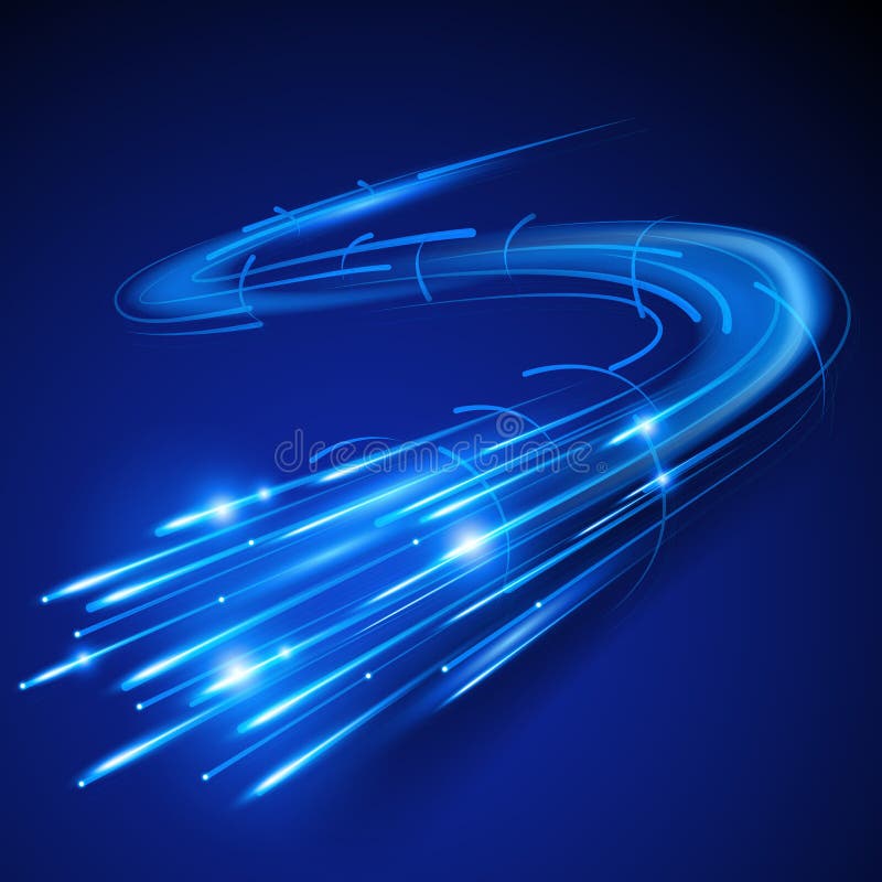 Super Fast Fibre Optic stock vector. Illustration of technology - 30318581