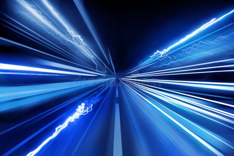 Super Fast Light Beams stock illustration. Illustration of media - 52104643