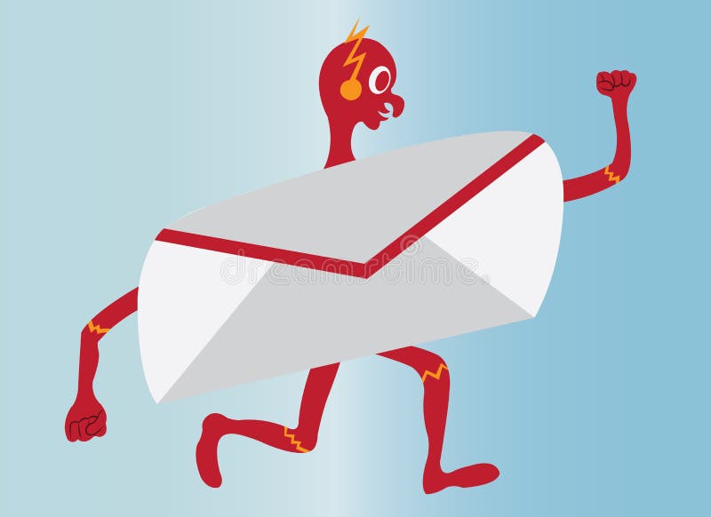 Letter M Running Symbol Logo Stock Illustration - Illustration of ...