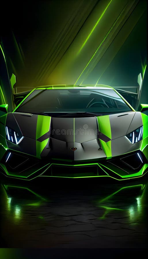 Super Fastest Car stock illustration. Illustration of speed - 292742593