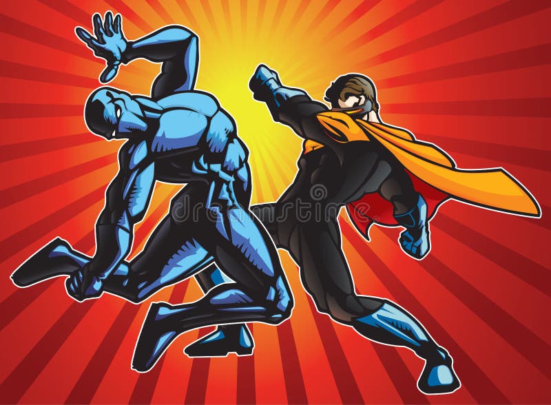 Super Fight stock vector. Illustration of boots, conflict - 20451447